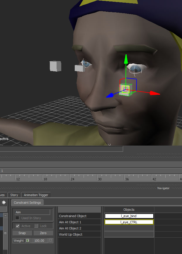 Setting Up an Eye Controller in MotionBuilder + Avoiding Lazy Eye